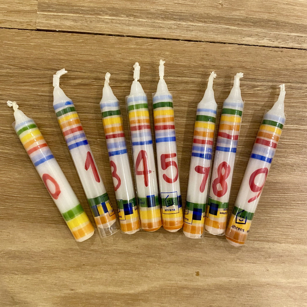 Number Birthday Candles | Grassroots Eco Store