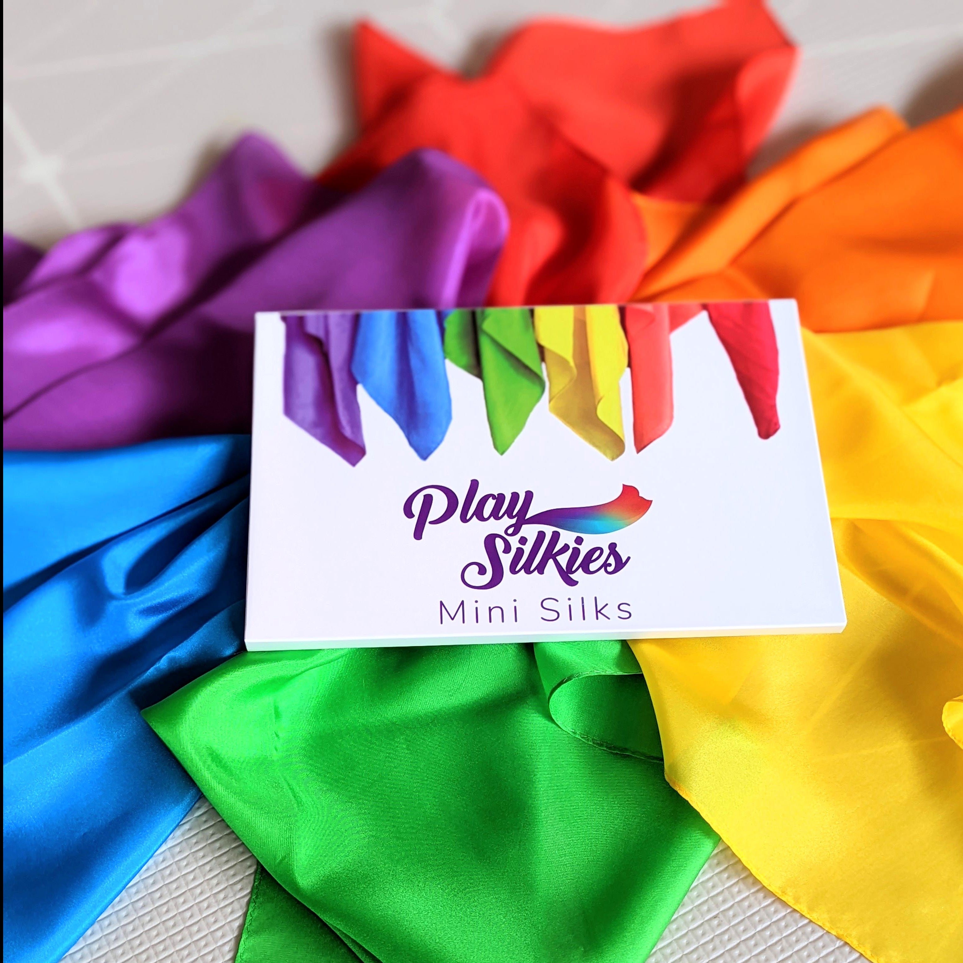 Play Silkies - Mini Silk Playcloths (Set of 6)| Grassroots Eco Store